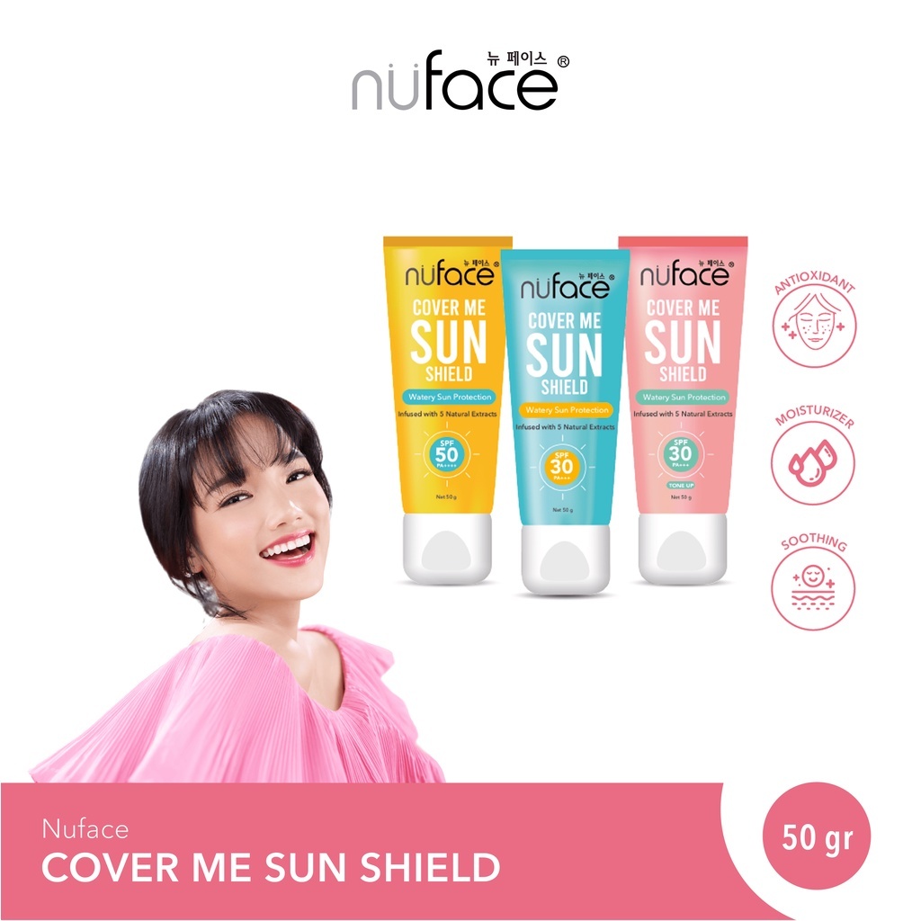 Original Nuface Sunscreen Cover Me Sun Shield Spf 50 | Spf 30 SunBlock ...