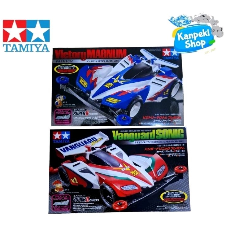Tamiya mini 4wd Victory magnum Vanguard sonic Premium carbon super 2 ...