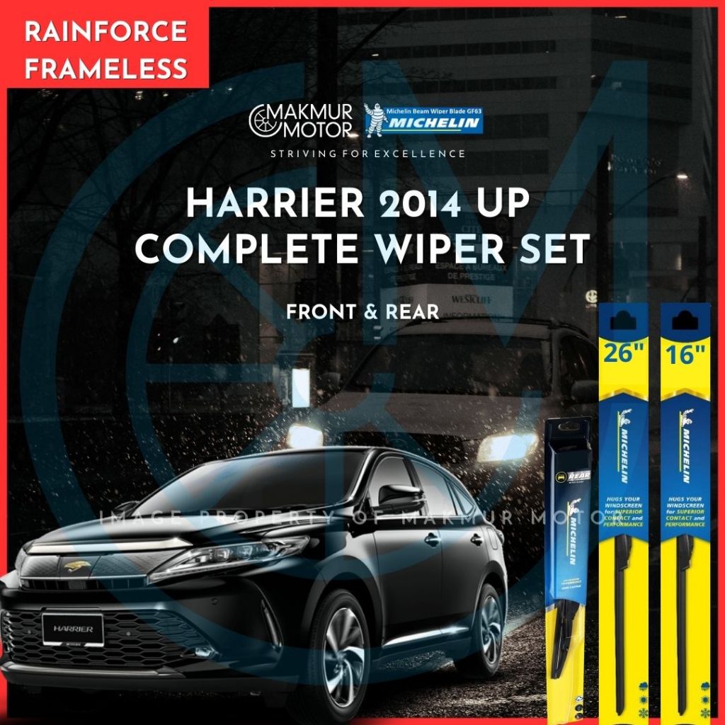 Bundling MICHELIN RAINFORCE FRAMELESS & RAINFORCE REAR - NEW HARRIER ...