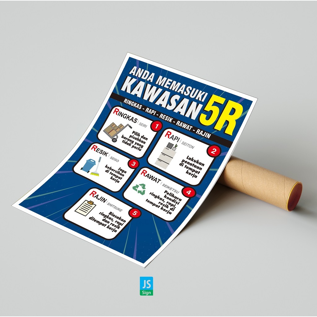 5r Area K3 SAFETY POSTER | Shopee Malaysia