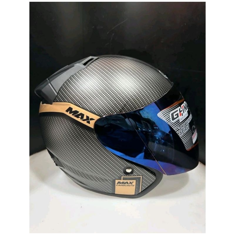 Ghm Max Adult Helmet With Rainbow Glass SNI Motif | Shopee Malaysia