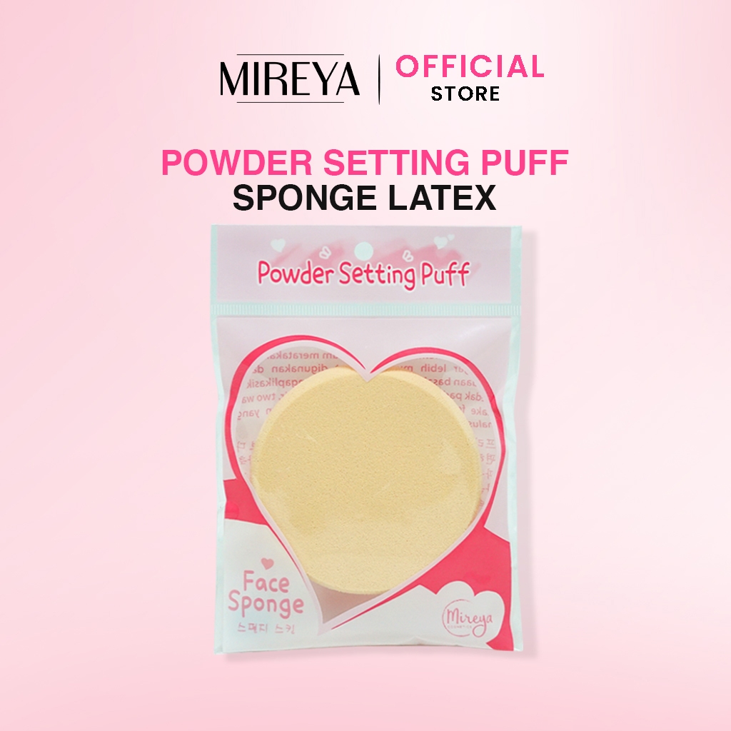 Mireya PREMIUM Powder Setting Puff - Sponge Latex Face Sponge Powder ...