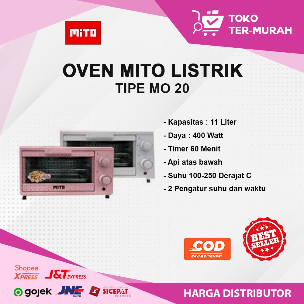 Electric OVEN--MO 2O MITO ELECTRIC OVEN 11 LITER 400 WATT OVEN BREAD MITO OVEN ROASTING MITO 11 ...