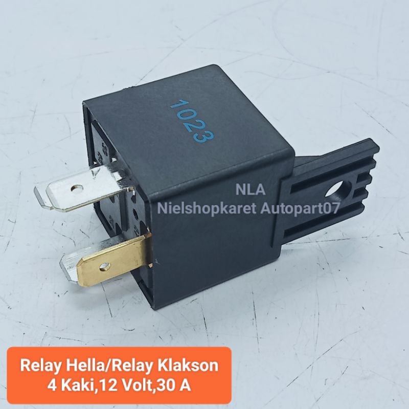 Hella Relay Feet 4,12 Volt,30 Ampere Horn Relay Light Relay | Shopee ...