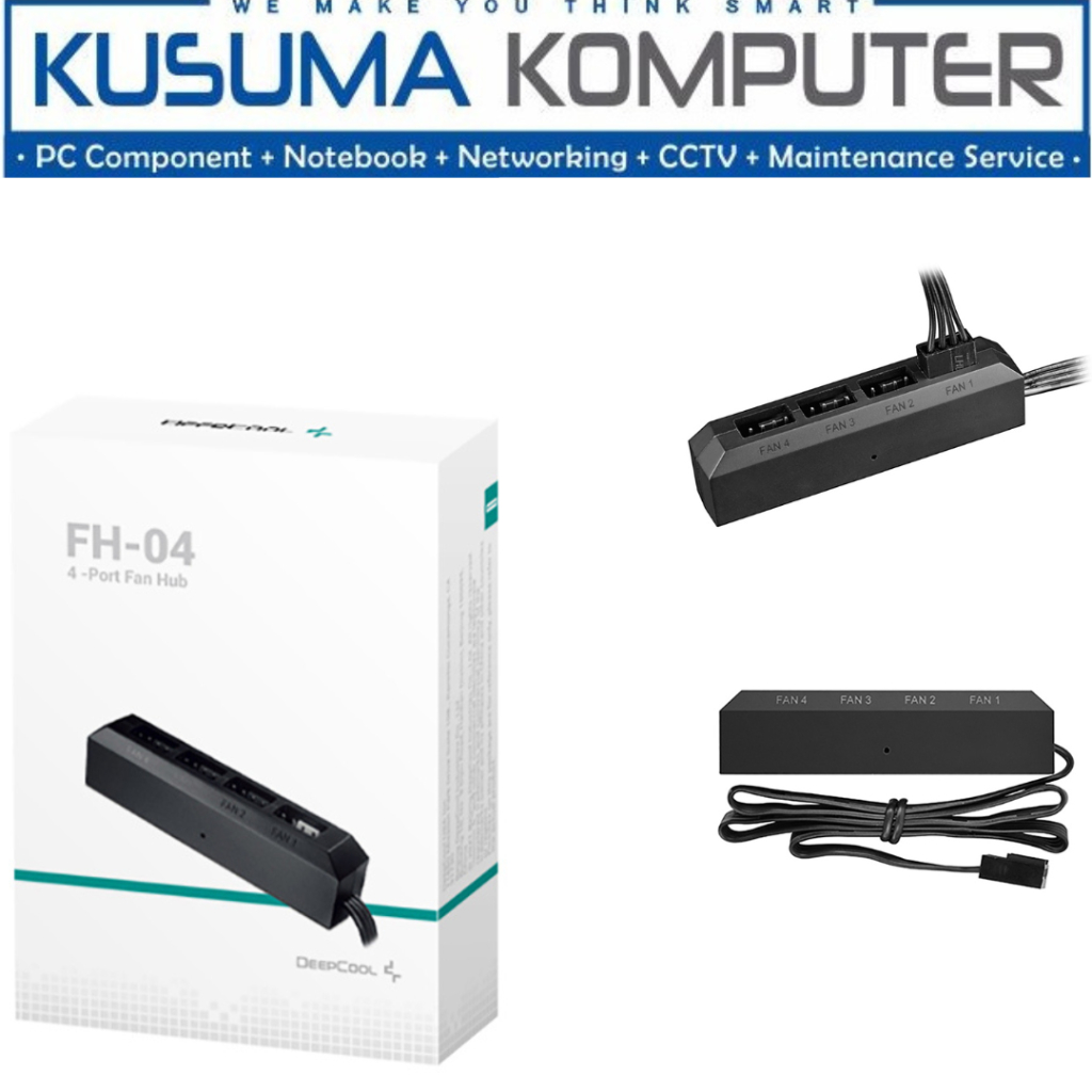 Deepcool FH 04 FH-04 Fan HUB 4 Port HUB Fan Casing | Shopee Malaysia