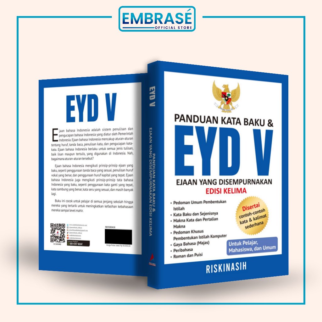 Eyd V's latest Indonesian language book recommendation book: Guide for ...