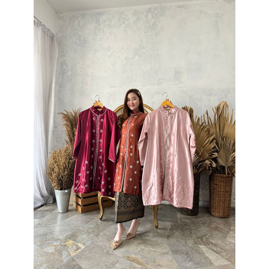 Malay Baju Kurung Set//Baju Kurung Basiba Busui Friendly Full Luxury ...