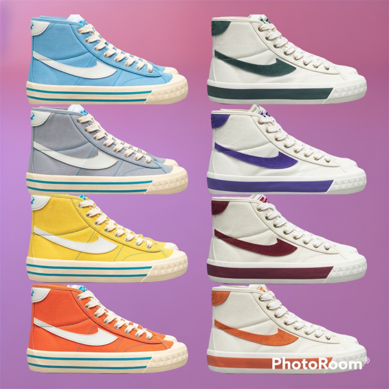 [ORIGINAL] Compass RETROGRADE HIGH CYAN/DECON/CREME EDITION SUEDE LOGO ...
