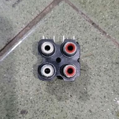 Rca input 4 pin parametric amplifier input in put amp box jack rca jak ...