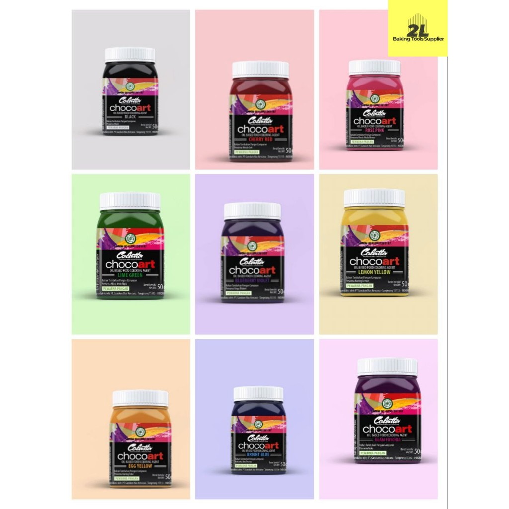 Colatta choco art chocoart colatta oilbase fondant Coloring Chocolate ...