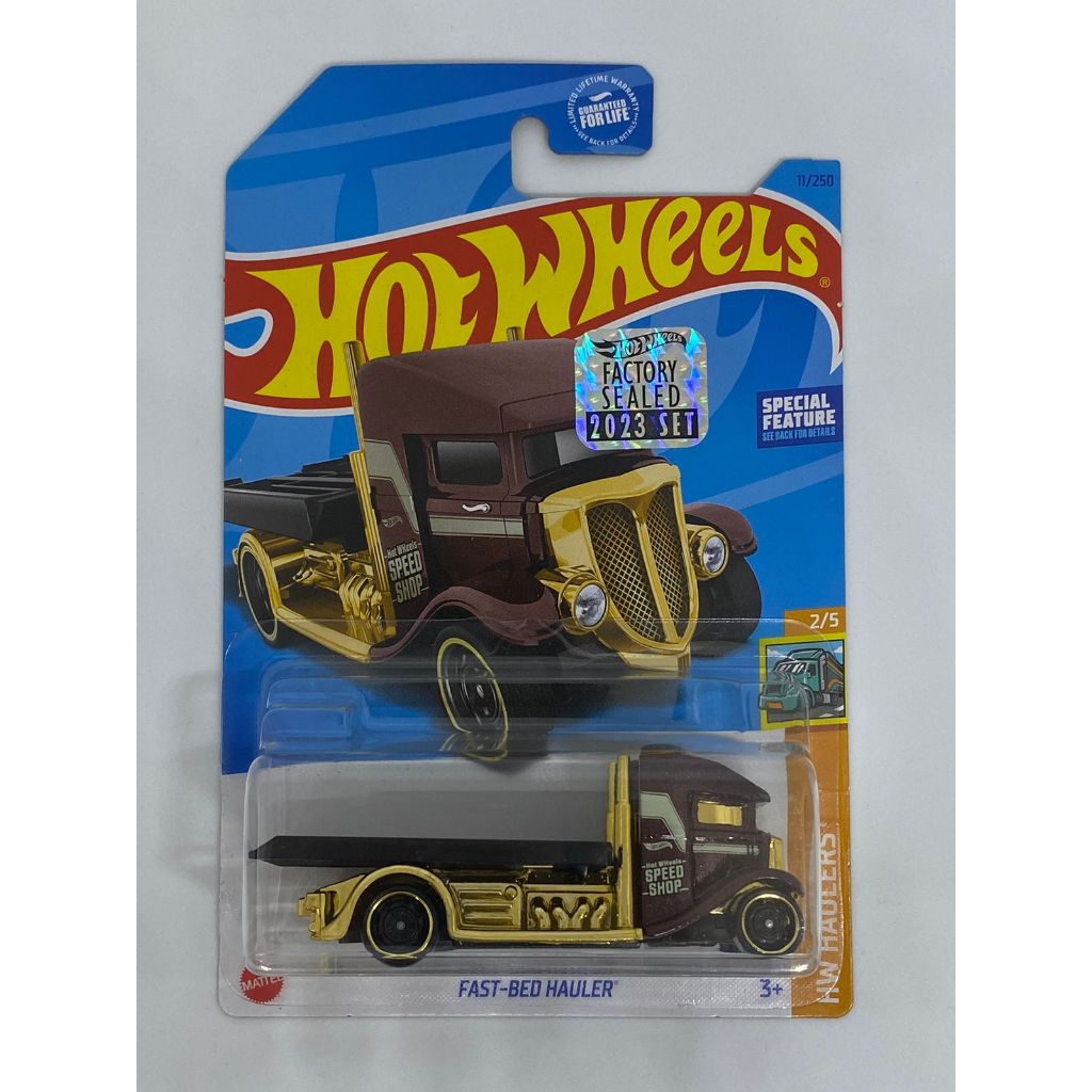 Hot WHEELS FACTORY SEALED 2023 FAST BED HAULER BLUECARD TRUCK HOTWHEELS ...