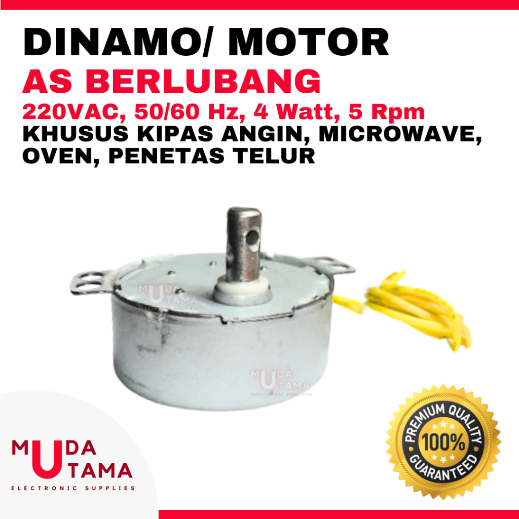Synchronous AS MOVING MOTOR 4 Watt 5 rpm - HOLE AS FAN DYNAMO - EGG ...