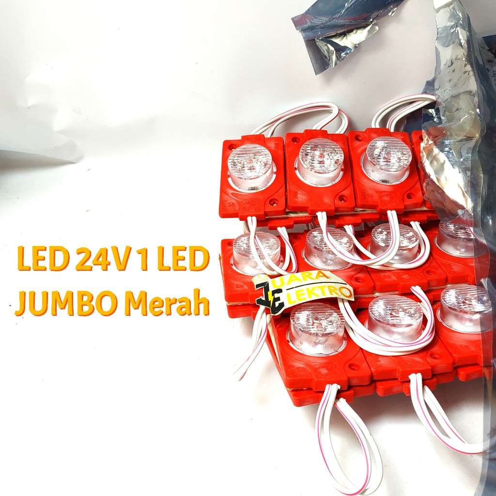 MERAH Led MODULE 24V 1 Jumbo LED Red Flame | Shopee Malaysia