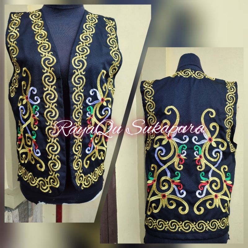 Kalimantan Vest/ Dayak Vest/ Embroidery Vest/Vest | Shopee Malaysia