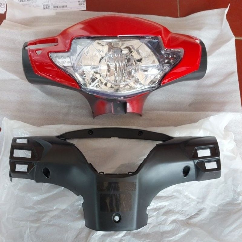 MERAH Front REAR HEADLIGHTS SET HONDA SUPRA X 125 OLD RED / OLD SUPRA X ...