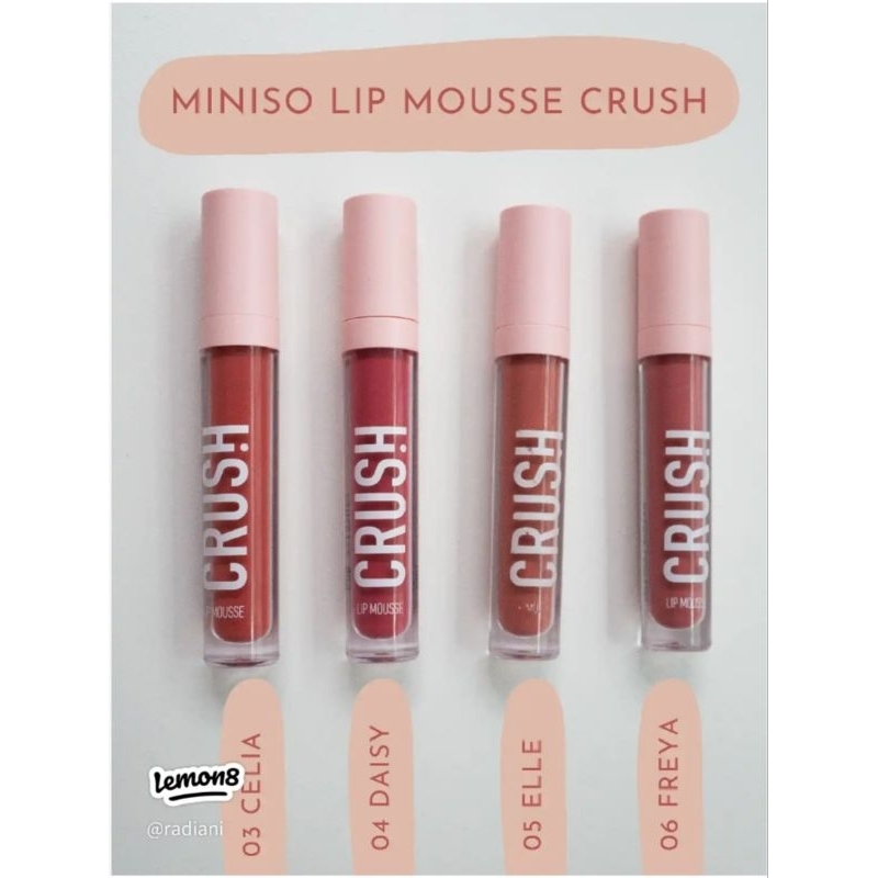 Miniso CRUSH LIP MOUSSE 100% ORIGINAL (rejectable to check description ...