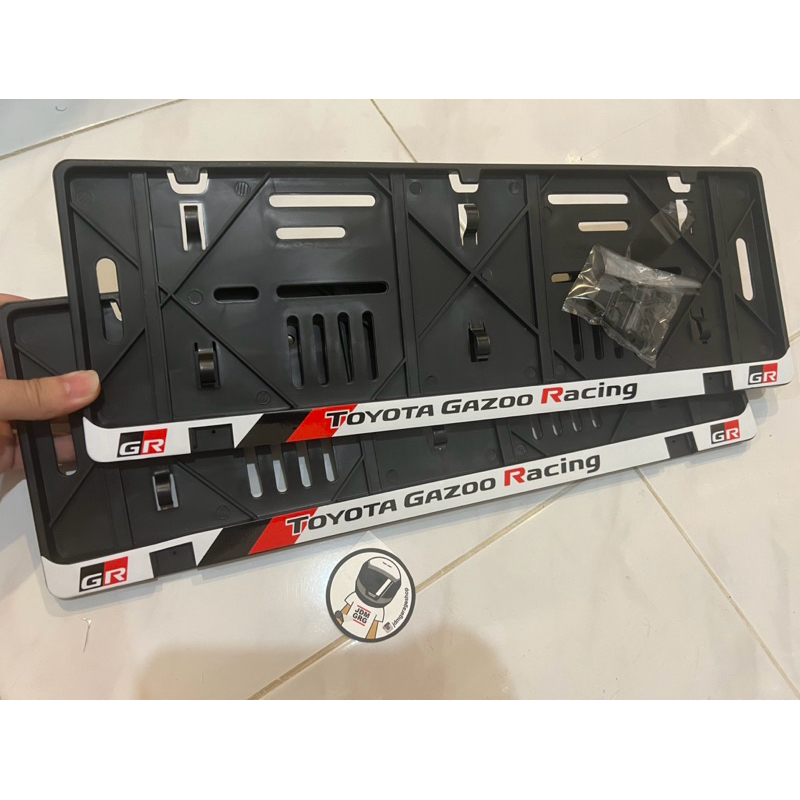 Toyota GR gazo racing JDM number plate holder | Shopee Malaysia
