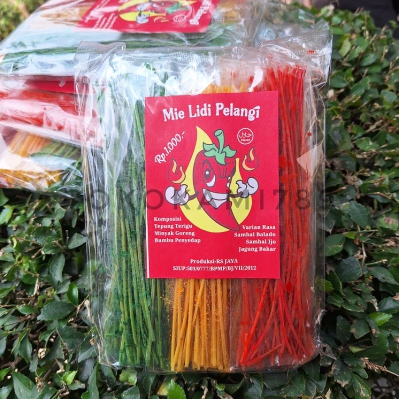 Rainbow Lidi Lidi Noodles 3 Flavors 1 Pack of 10 | Shopee Malaysia