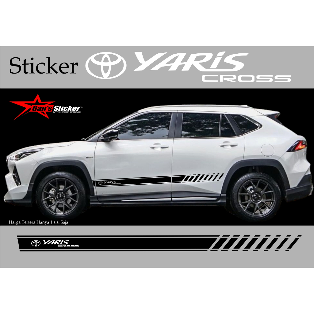 Sticker toyota yaris cross Accessories toyota yaris cross | Shopee Malaysia