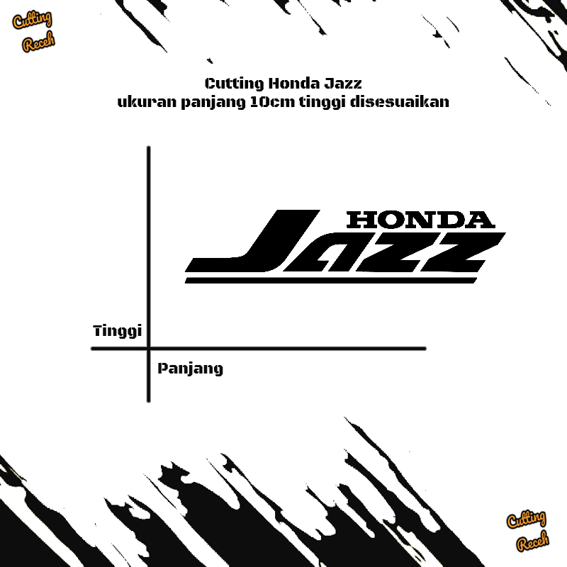 Honda Jazz Logo Sticker/Sticker/Motorcycle Sticker | Shopee Malaysia