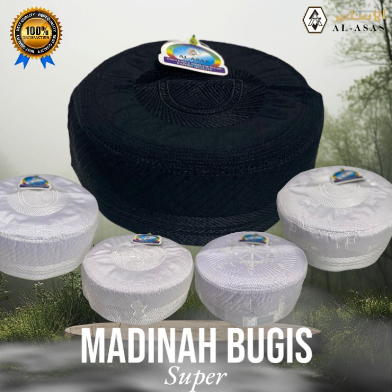 AL ASAS PECI MADINAH BUGIS SUPER | Maulana Saad's Cap | Shopee Malaysia