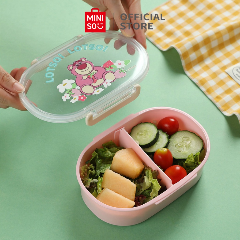 Miniso X Diseny Lotso Lunch Box with Divider Bento Lunchbox 650ml ...