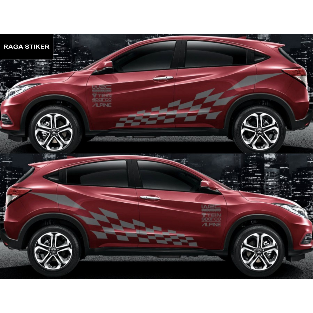 Car sticker honda HRV cutting sticker striping Car decal Cool Quality ...