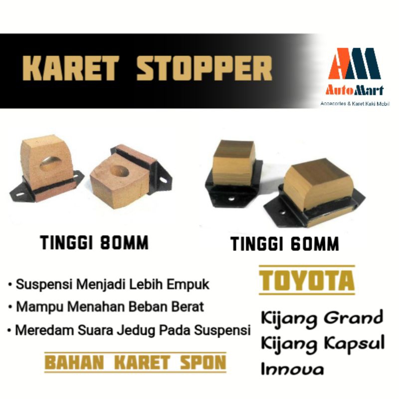 Toyota Innova Soft rear sponge Stopper 2pcs | Shopee Malaysia