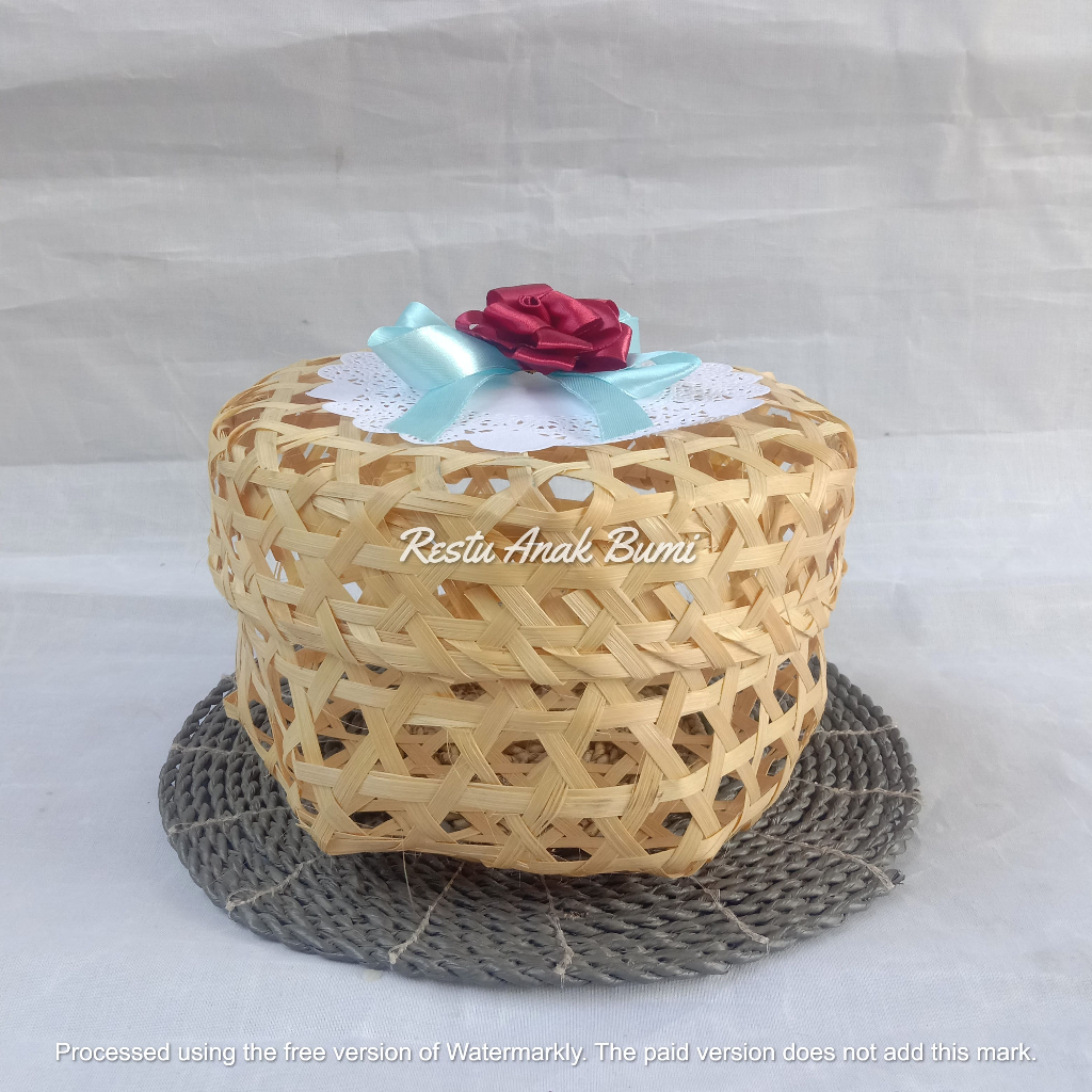 23cm Hexagonal Bamboo Jar | Dry cookies | Packaging | Packaging ...