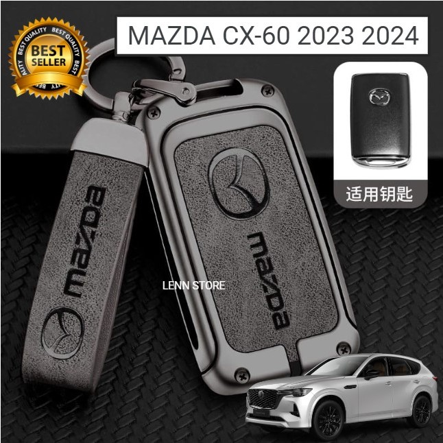 Mazda CX-60 Metal Leather Remote Key Case Cover 2023 2024 2025 | Shopee ...