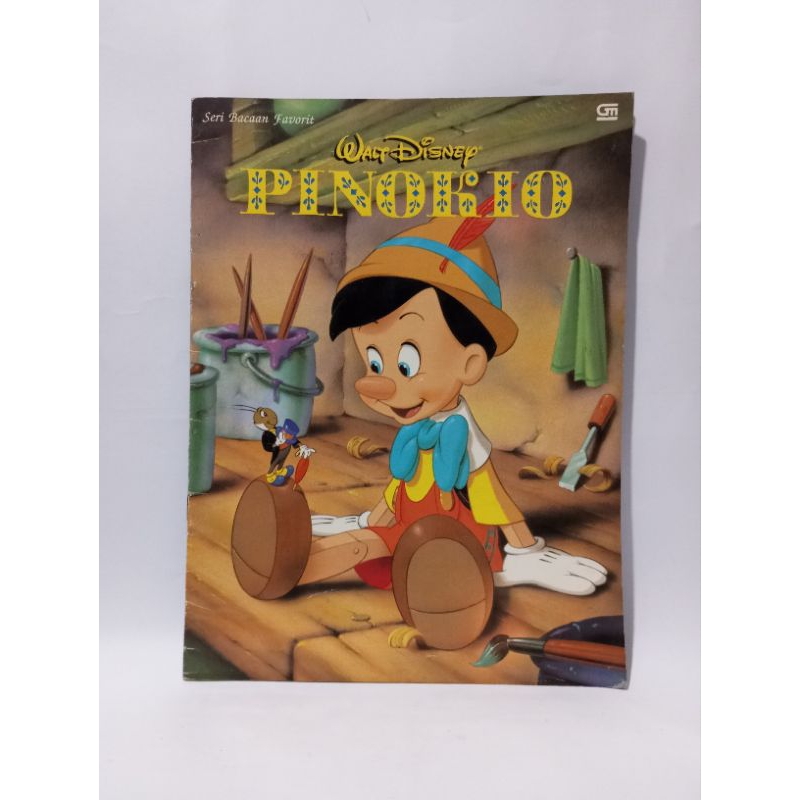 Walt Disney Book: Pinokio. Picture Children's Story Book | Shopee Malaysia