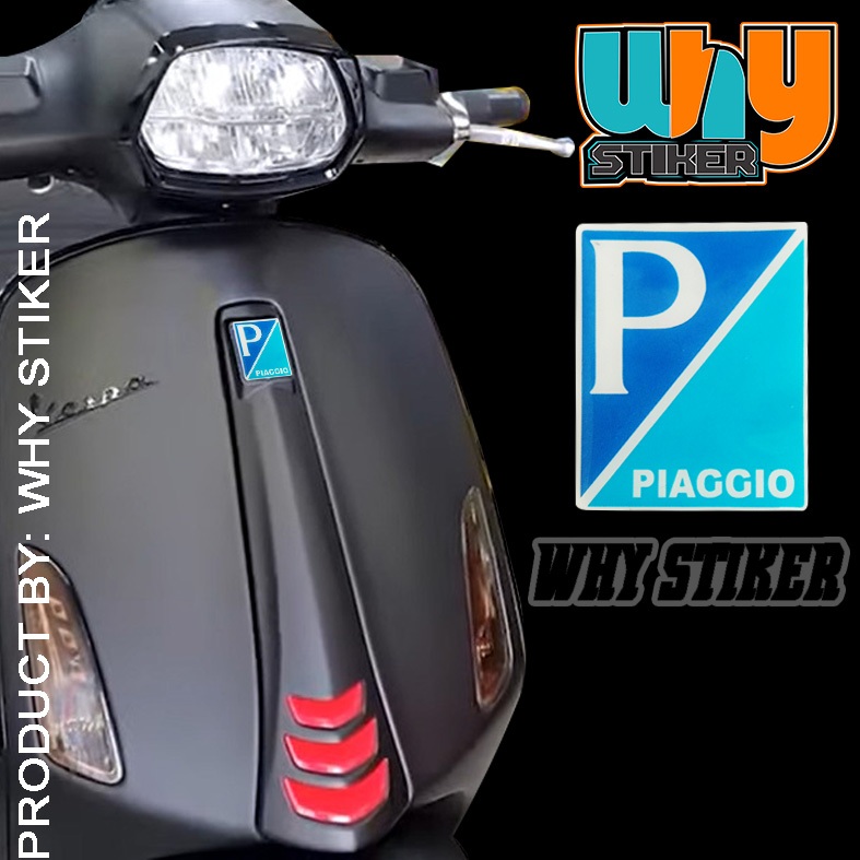 Vespa Sticker emblem Sticker Embossed Sticker Flexible resin vespa ...