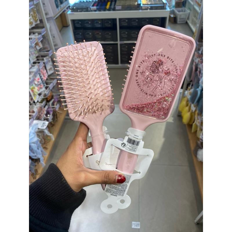 Miniso Disney Princess Collection Glitter massage Paddle Brush / miniso ...