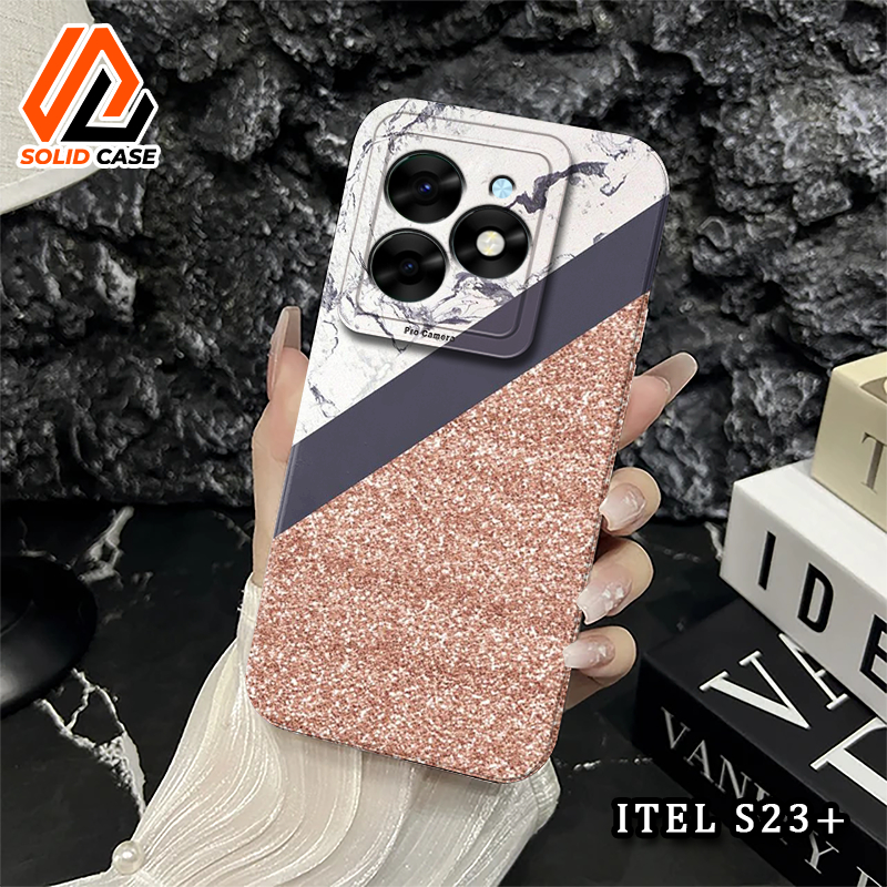 Case Itel S23+ Newest 2023- Casing Hp Itel S23+ [Gliter] Softcase ...