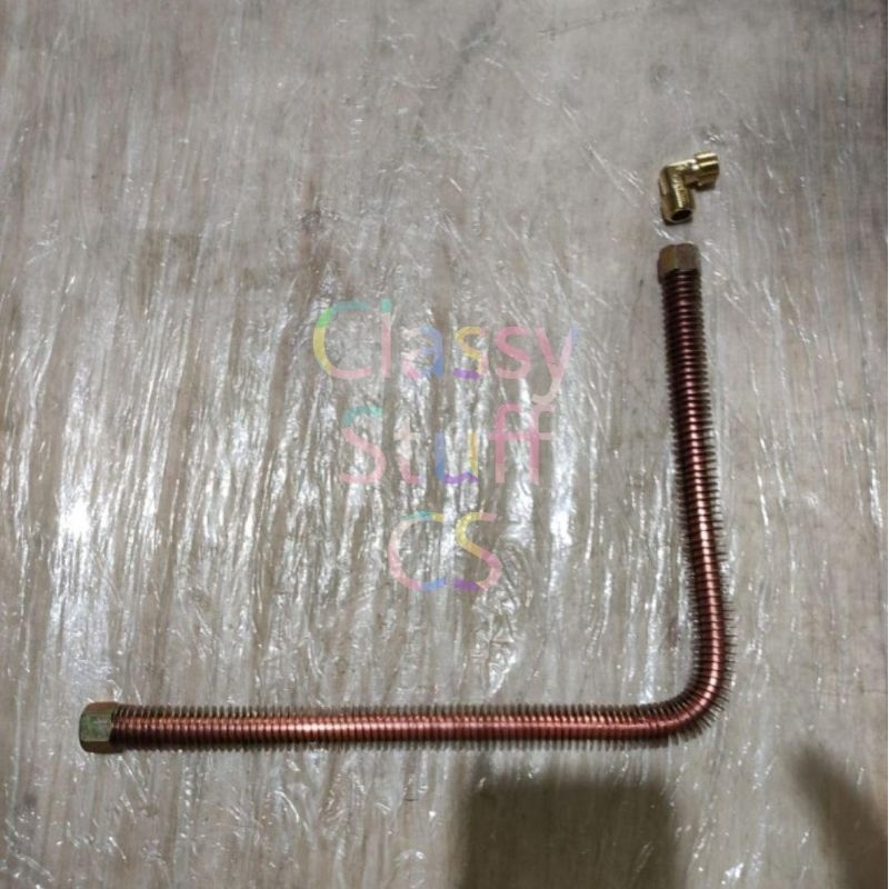 Copper Pipe + Elbow Portable Compressor Connection 1 hp | Shopee Malaysia