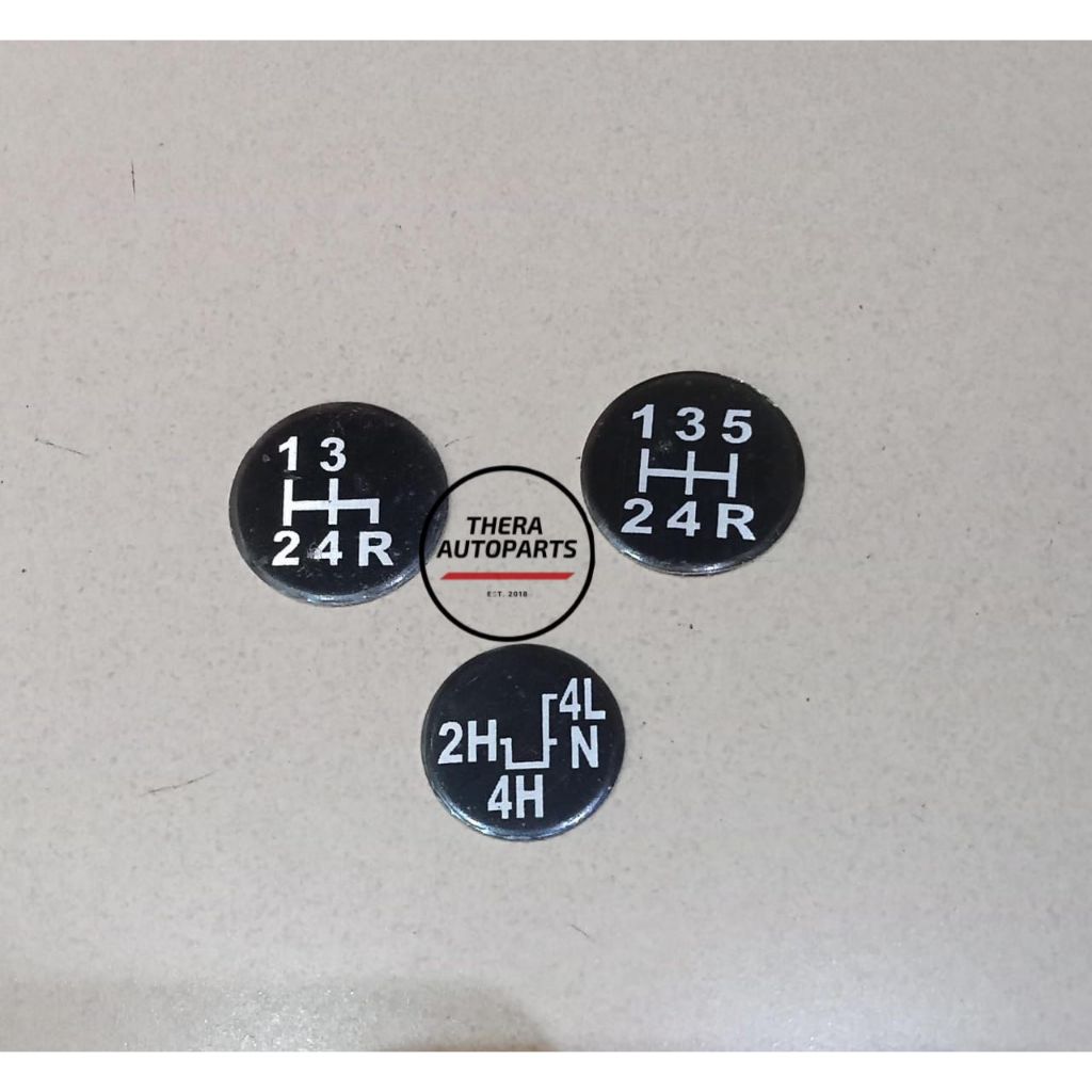 Shift Knob Racing Sticker Manual 4 Speed, 5 Speed & 4x4 4WD | Shopee ...