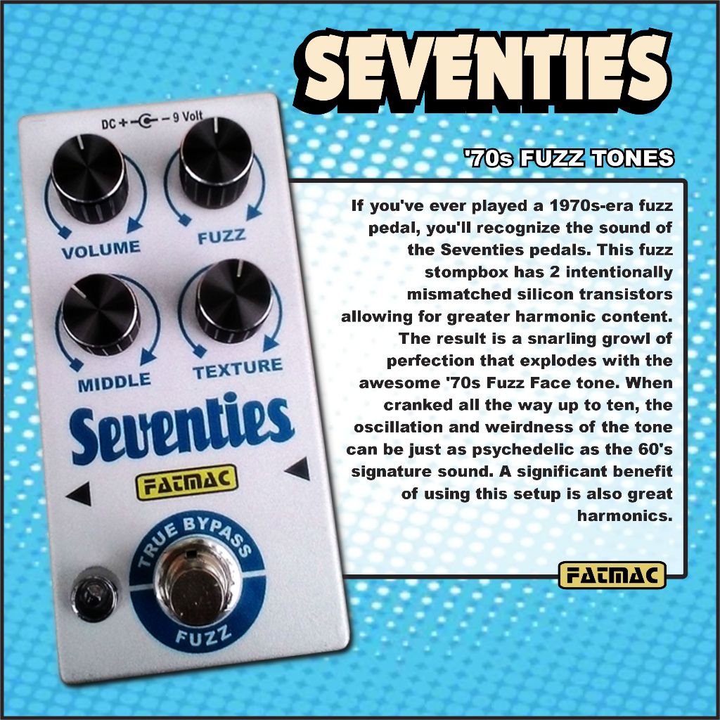Fatmac Seventies Guitar Effects (Classic Fuzz) | Shopee Malaysia