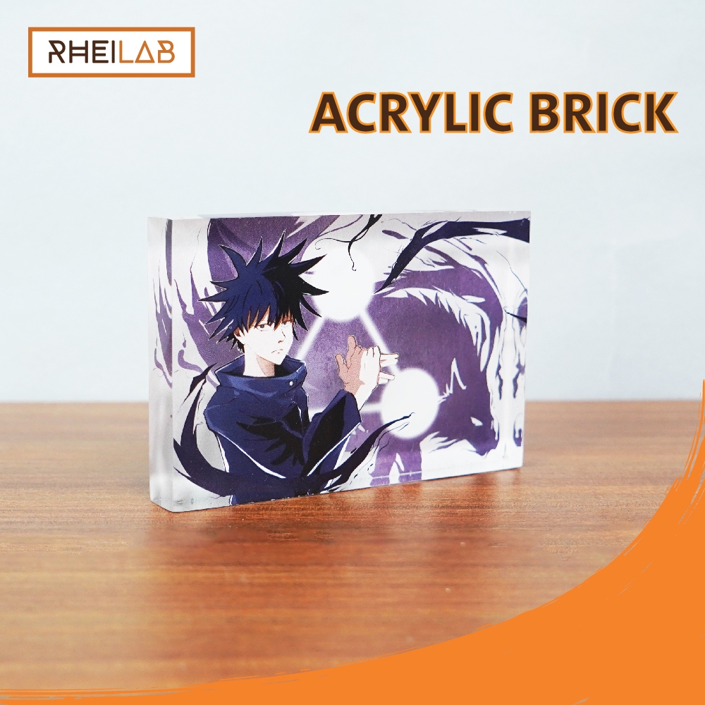 Acrylic Brick Megumi Characters/ Acrylic Anime Character Display ...