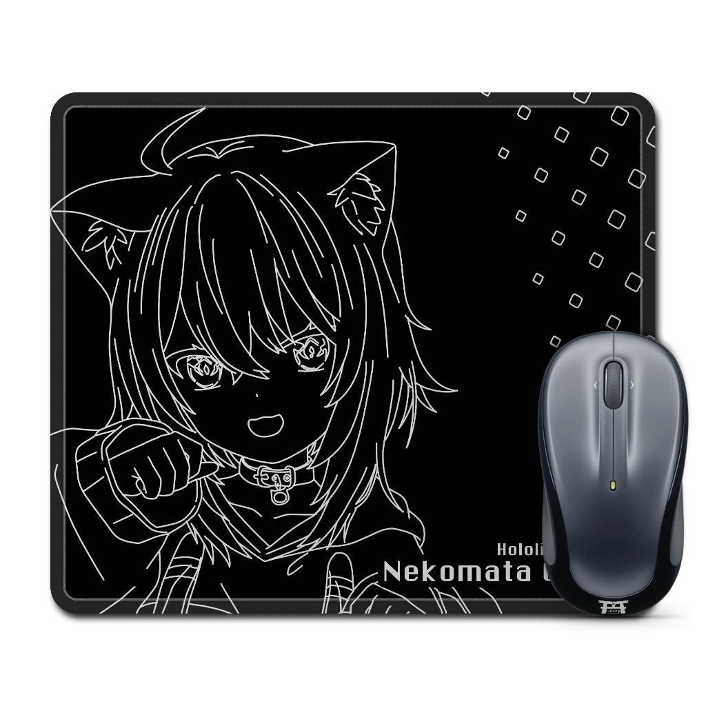 Anime vtuber gaming Mouse pad NEKOMATA OKAYU LINE Hololive Gamers ...
