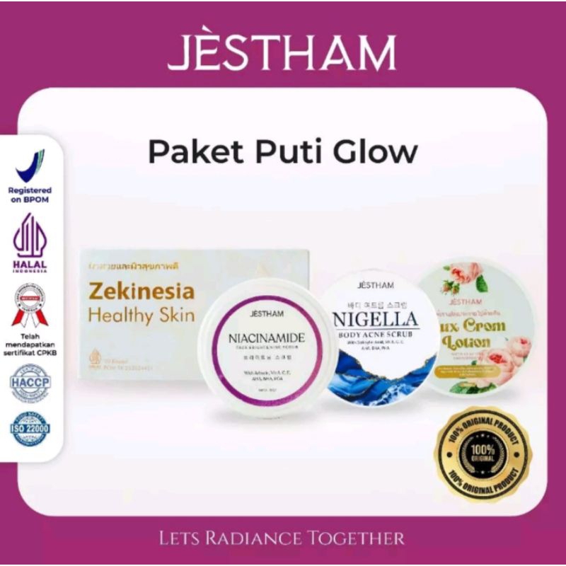 Jestham White Glow Package (PGJ) | Shopee Malaysia