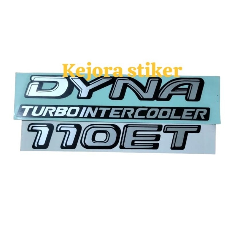 Dyna Turbo Intercooler 110ET car sticker/Dyna Turbo car sticker ...