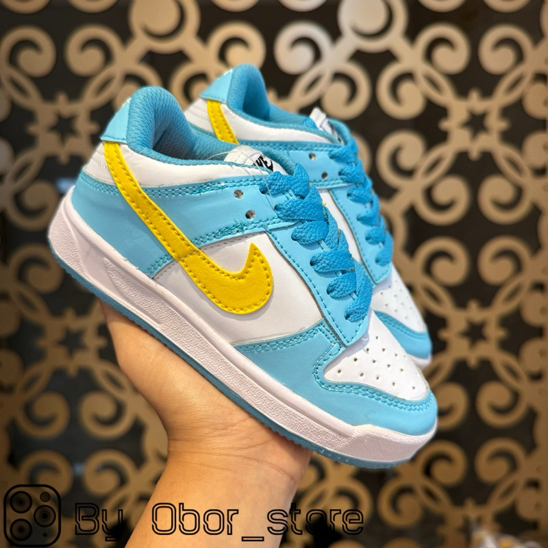 Live Shopee Nike SB Dunk LoW NEX NATURE GS BLUE YELLOW HOMER SIMPSON ...
