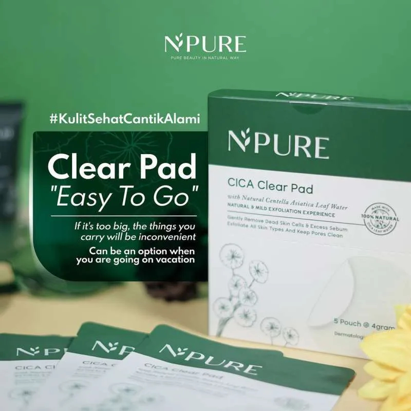 Npure Cica Clear Pad Sachet (1 Pack Contains 5 Sachets) | Shopee Malaysia
