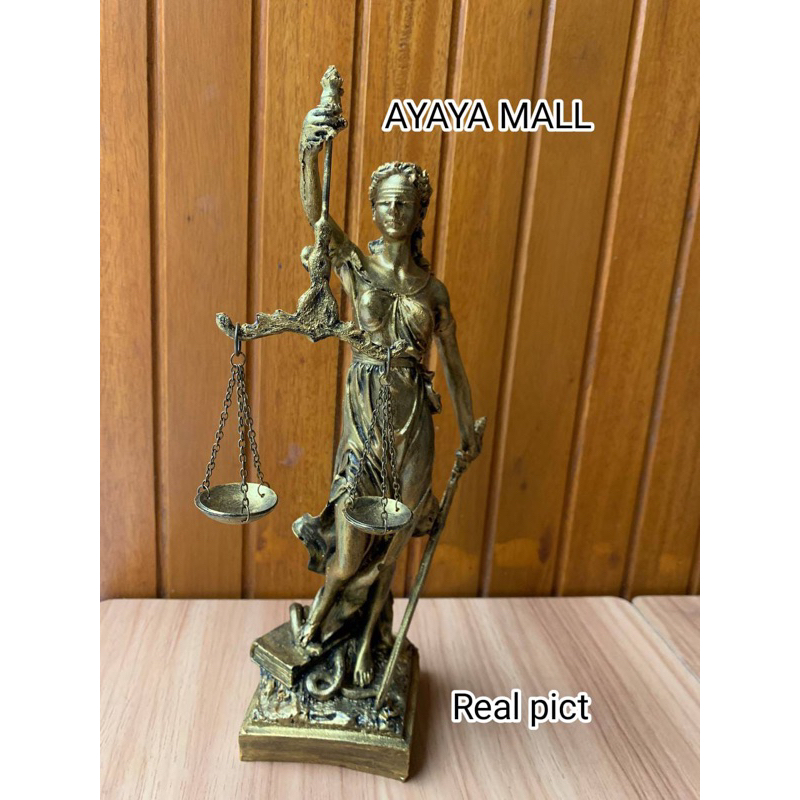 Display of the justice goddess statue, legal statue | Shopee Malaysia