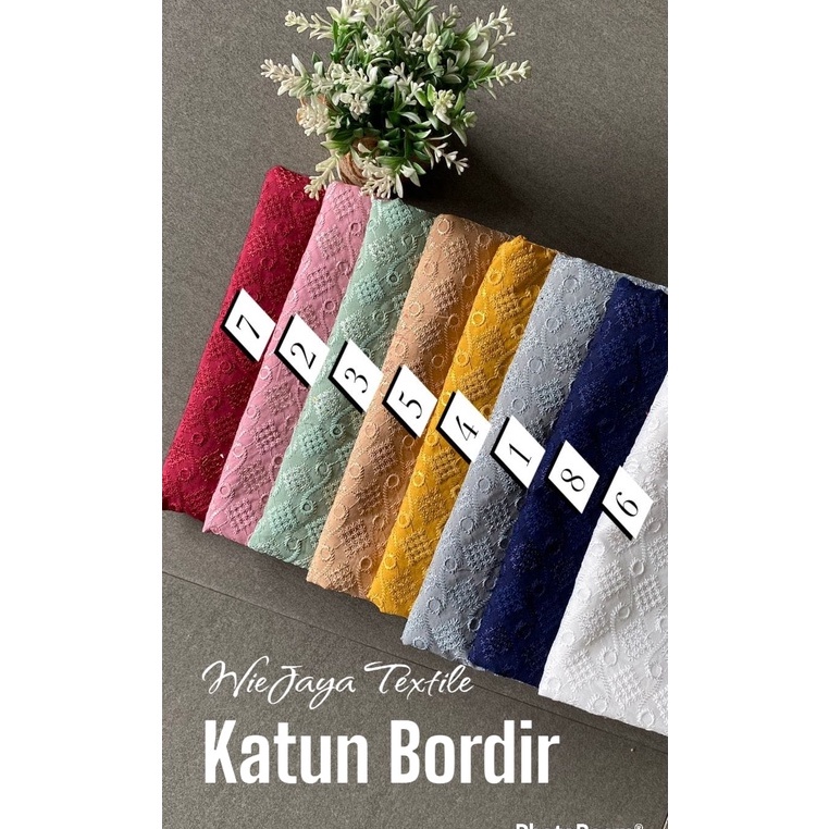 KATUN Interestedidq6c6b Ketupat Motif Embroidered Cotton Fabric with no ...