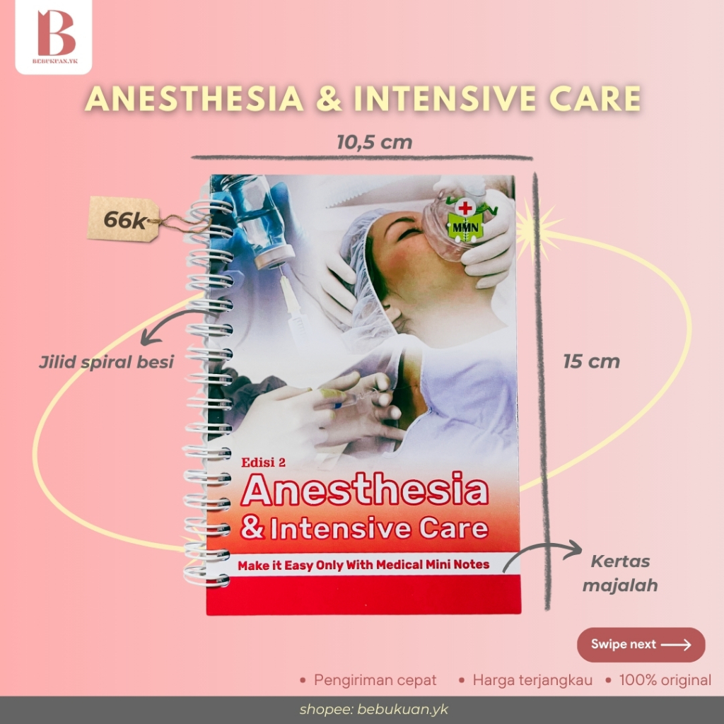 Anesthesia & Intensive Care Medical Mini Notes Book | Medical ...