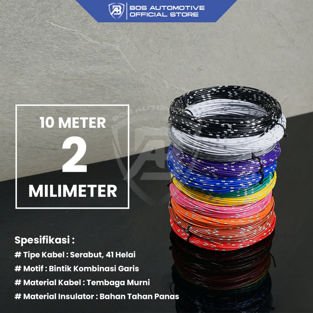 Avs Spot Cable 2MM x 10M Copper Fiber Car Body Motorcycle Automotive ...