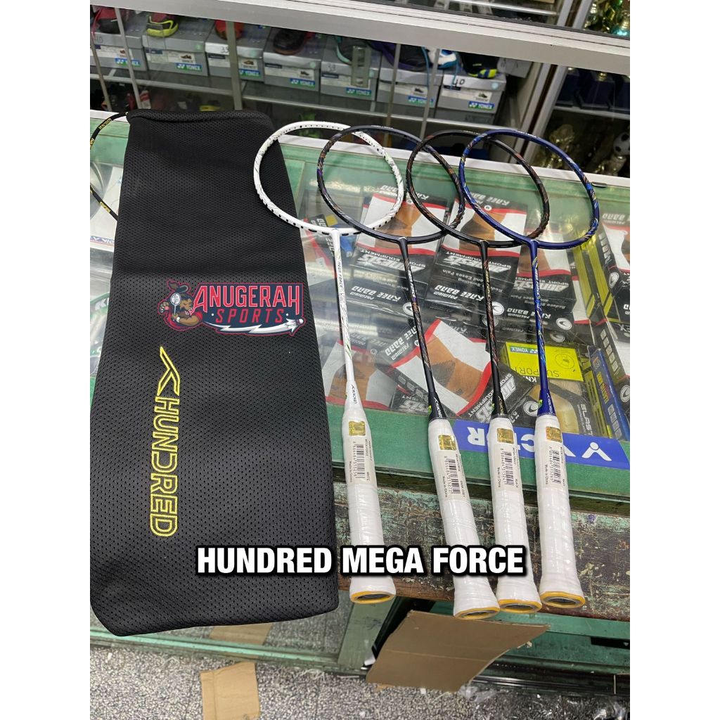 Original HUNDRED MEGA FORCE Badminton Racket | Shopee Malaysia