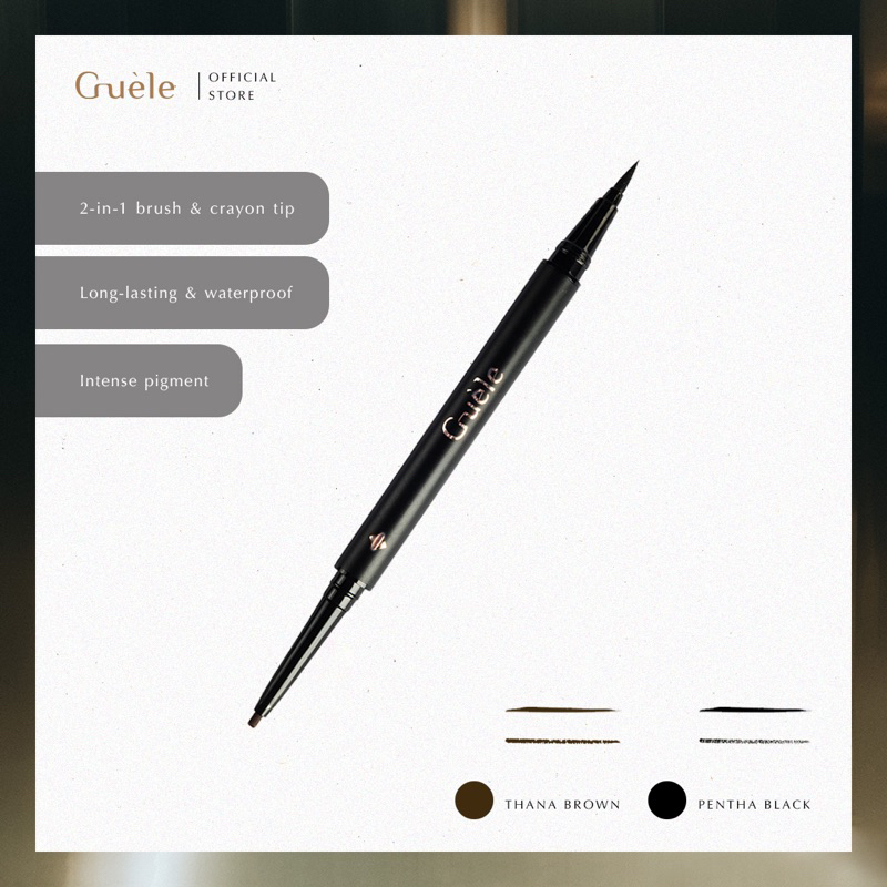 Guele Dualiner Eyeliner Pencil Waterproof Long Lasting Gel Eyeliner ...