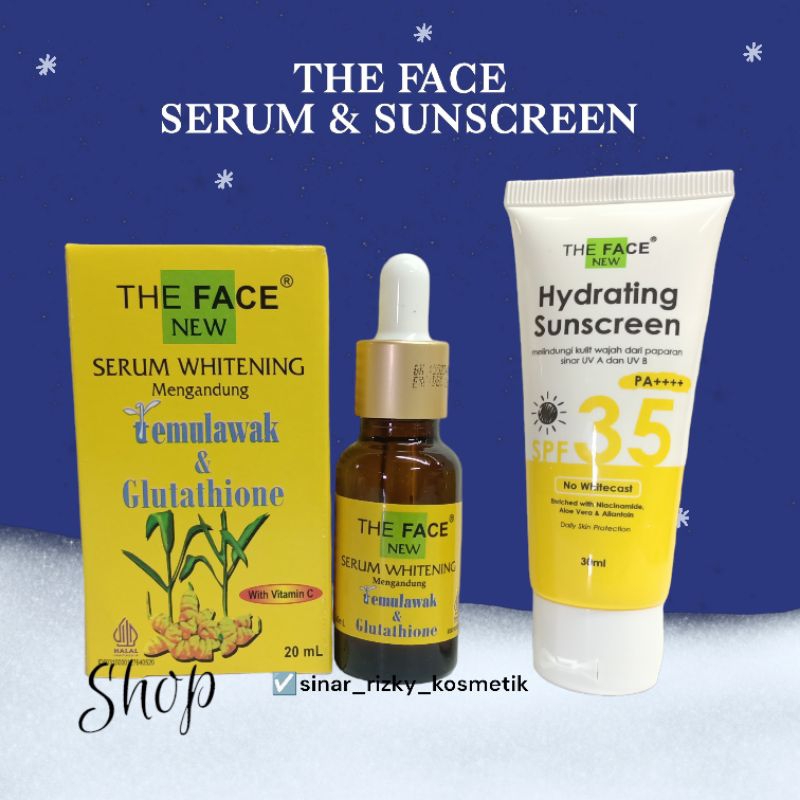 The Face Temulawak Serum & Sunscreen Package (2Pcs) | Shopee Malaysia